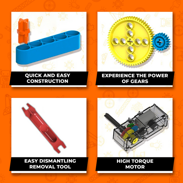 BLIX GEAR BOX – ROBOTICS FOR KIDS – Blix Education PVT LTD